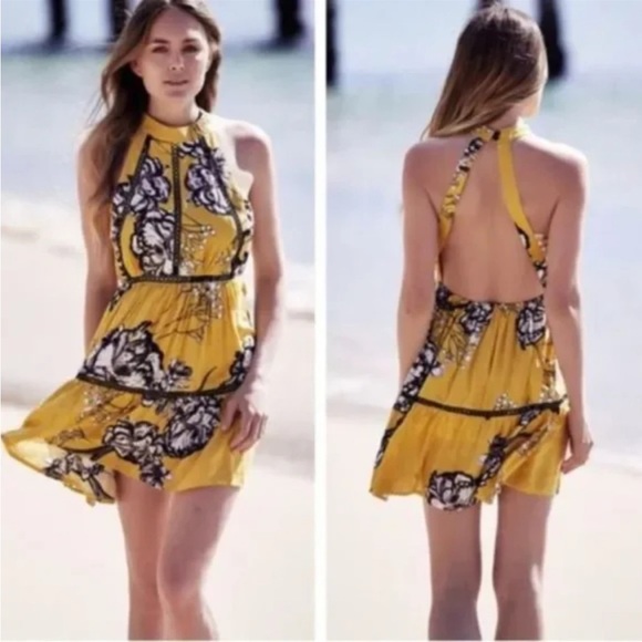 Jaase | Dresses | Nwt Jaase Australia Yellow Floral Sundress | Poshmark